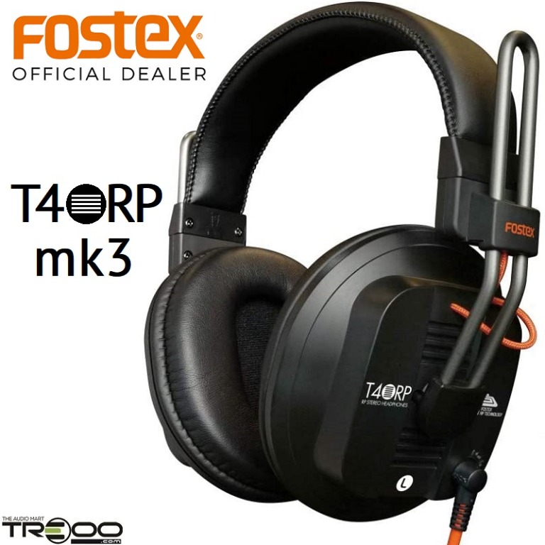 Fostex T40RP MK3 Closed-Back Planar Magnetic Over-Ear Studio Monitoring ...