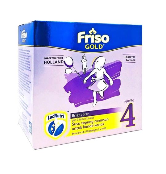 Friso Gold Step 1-4 milk formula (1.2kg), Babies & Kids, Nursing ...