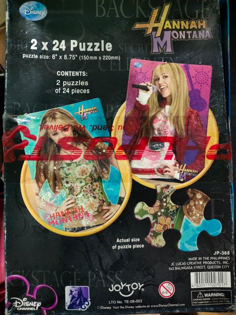 Hannah Montana Puzzles, Hobbies & Toys, Toys & Games on Carousell