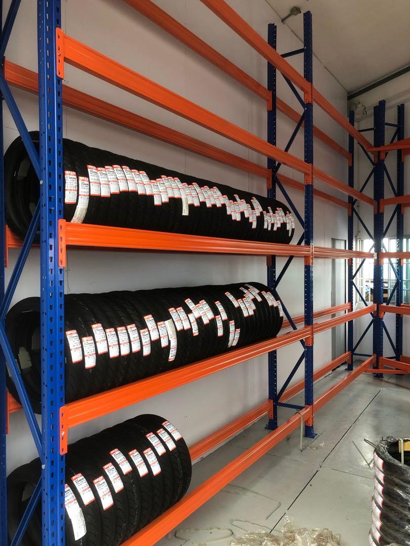 Heavy Duty Tyre Racking, Furniture & Home Living, Furniture, Shelves ...