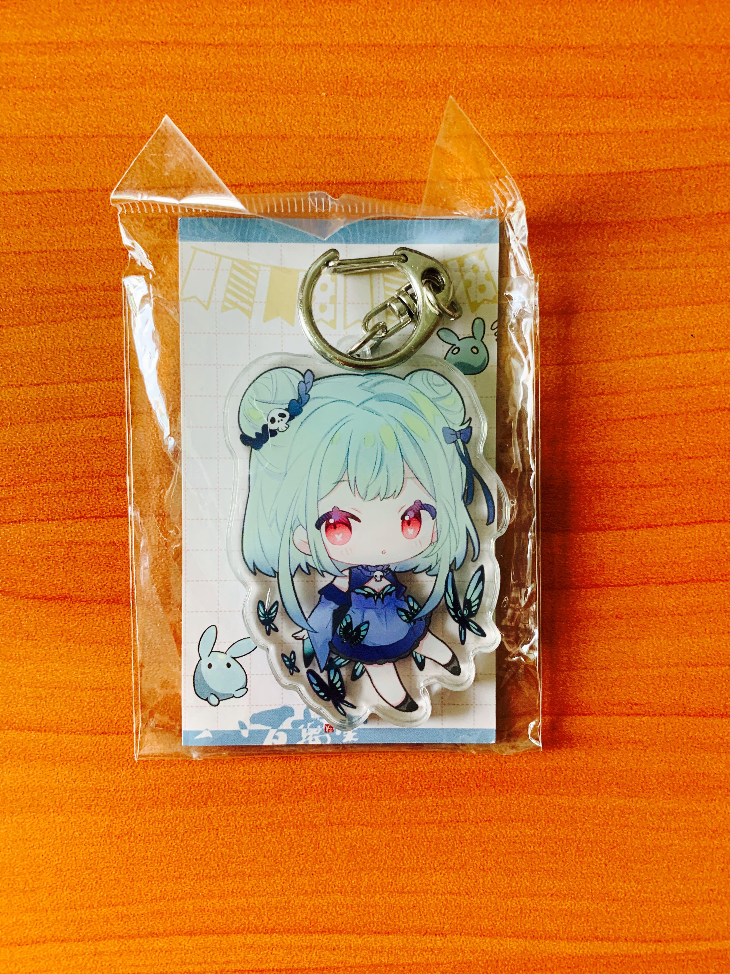 [Hololive] Uruha Rushia keychain, Hobbies & Toys, Memorabilia ...