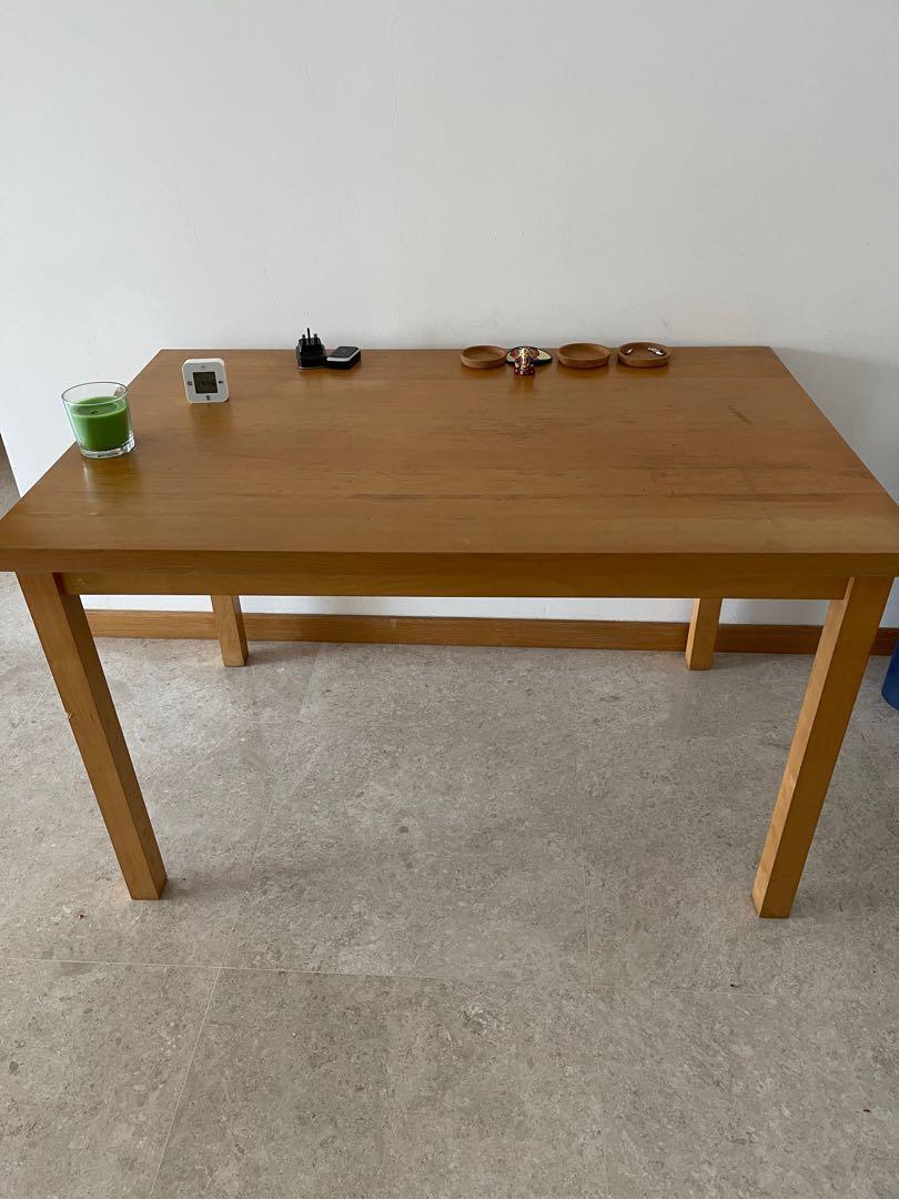 IKEA Table Wooden, Furniture & Home Living, Furniture, Tables & Sets on ...