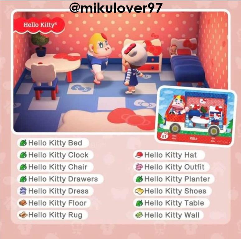 (In-Stock) Animal Crossing Sanrio Villager Amiibo Coin Card {$2 each ...