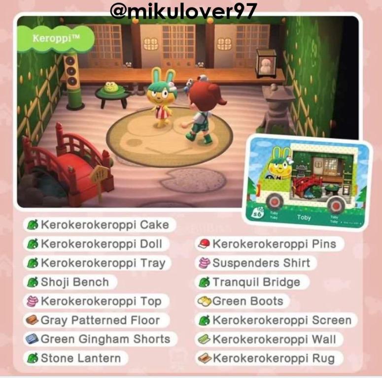 (In-Stock) Animal Crossing Sanrio Villager Amiibo Coin Card {$2 each ...