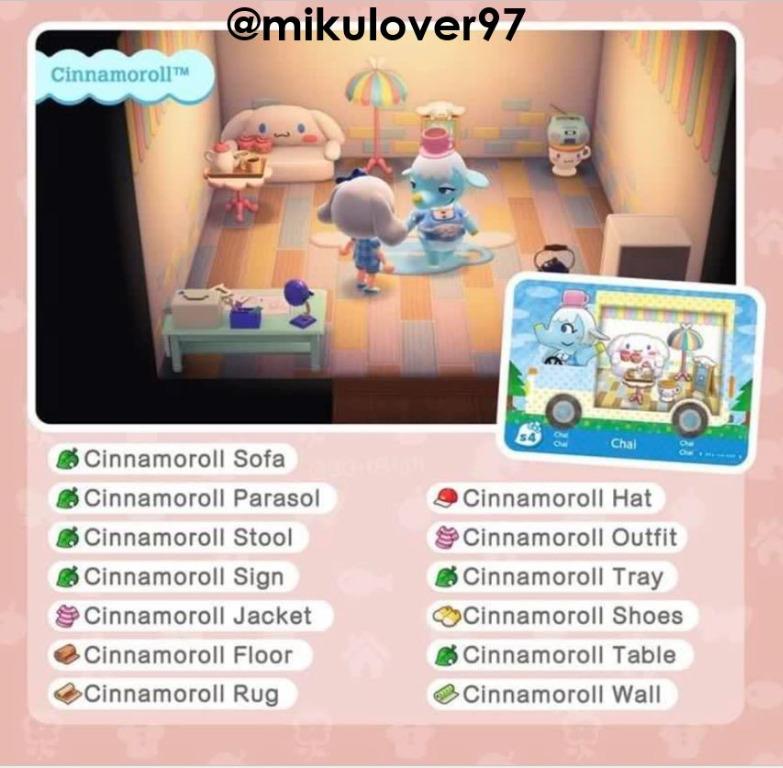 (In-Stock) Animal Crossing Sanrio Villager Amiibo Coin Card {$2 each ...