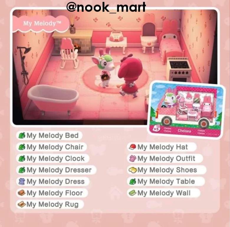 (In-Stock) Animal Crossing Sanrio Villager Amiibo Coin Card {$2 each ...