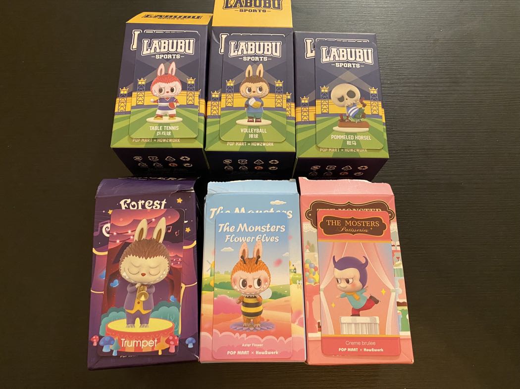 Labubu sports Table Tennis/ volleyball/pommeled horsel + Labubu concert ...
