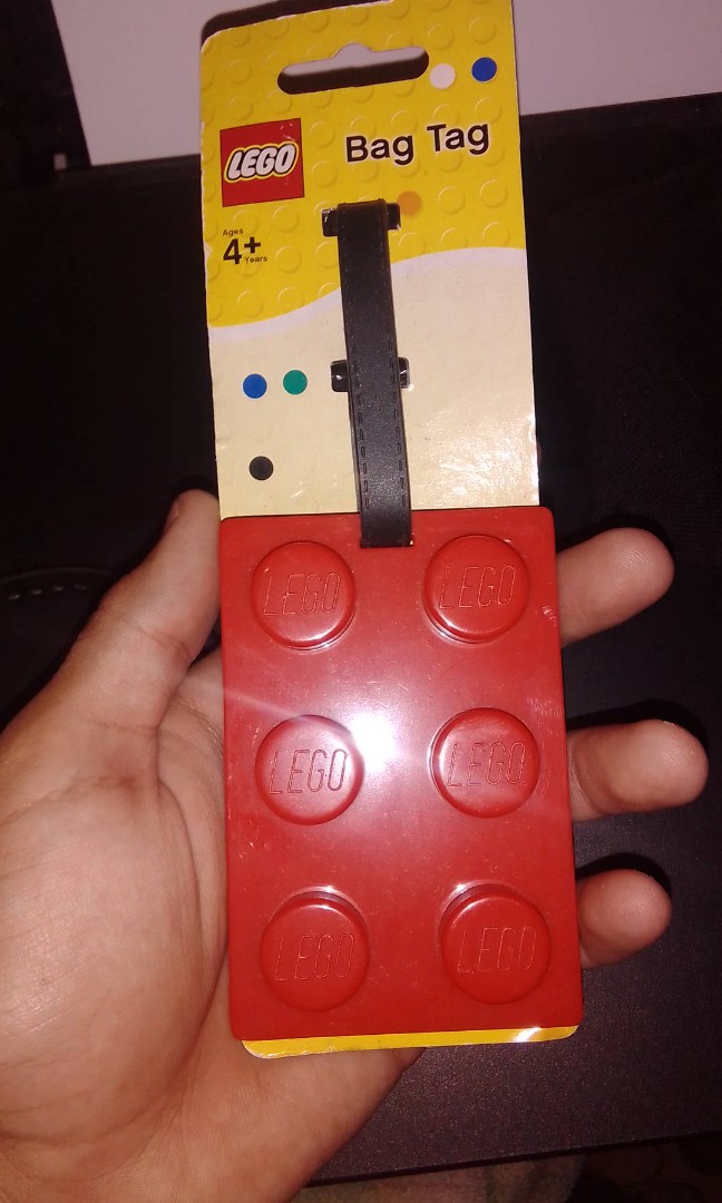 Lego luggage tag original, Hobbies & Toys, Toys & Games on Carousell