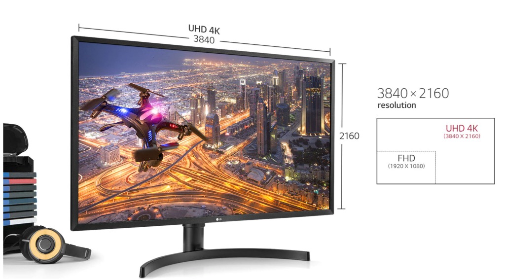 LG - 4K UHD - HDR 10 - 32 INCH MONITOR - 32UK550-B, Electronics ...