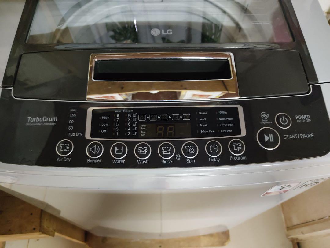LG T2175VS2M 7.5 kg. Top Load Washing Machine Smart Inverter on Carousell