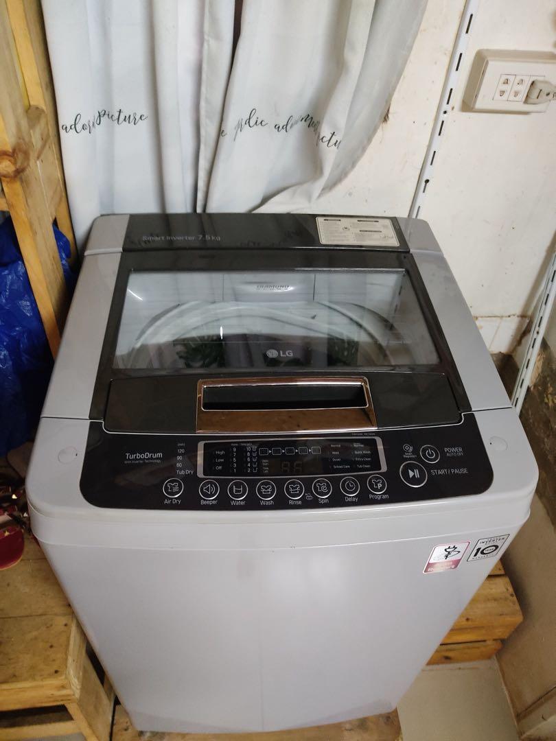 LG T2175VS2M 7.5 kg. Top Load Washing Machine Smart Inverter on Carousell