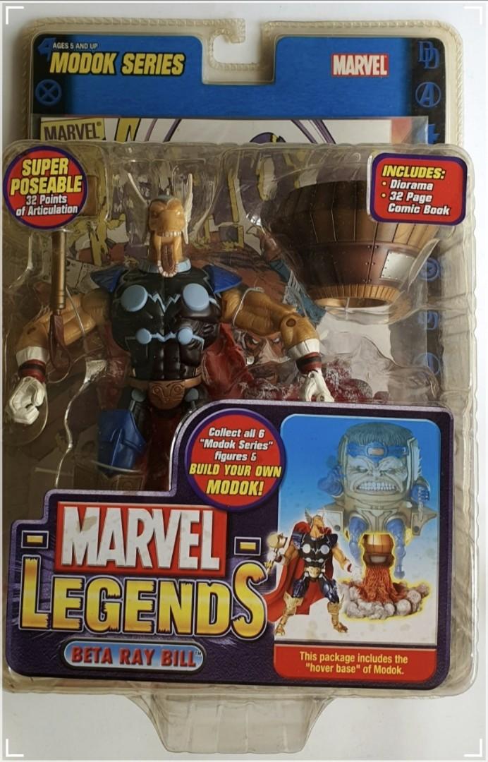 Marvel Legends Modok series set- Beta Ray Bill/Spider-Woman/Captain ...