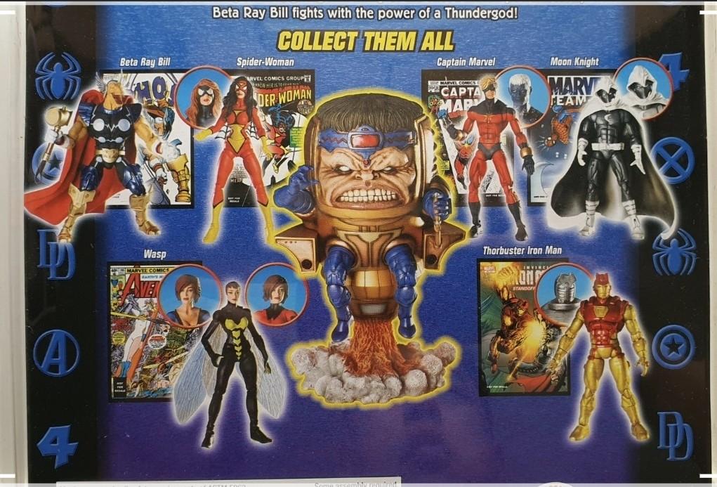 Marvel Legends Modok series set- Beta Ray Bill/Spider-Woman/Captain ...