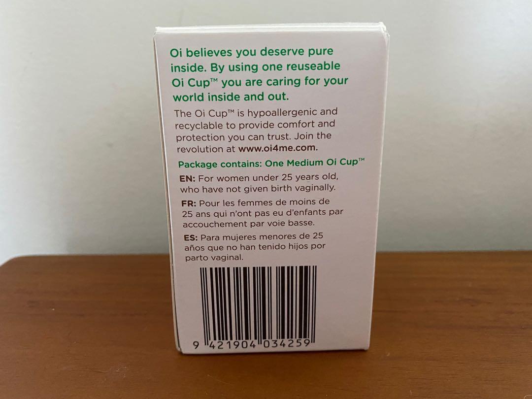 Oi Menstrual Cup - Medium size, Health & Nutrition, Health Supplements ...