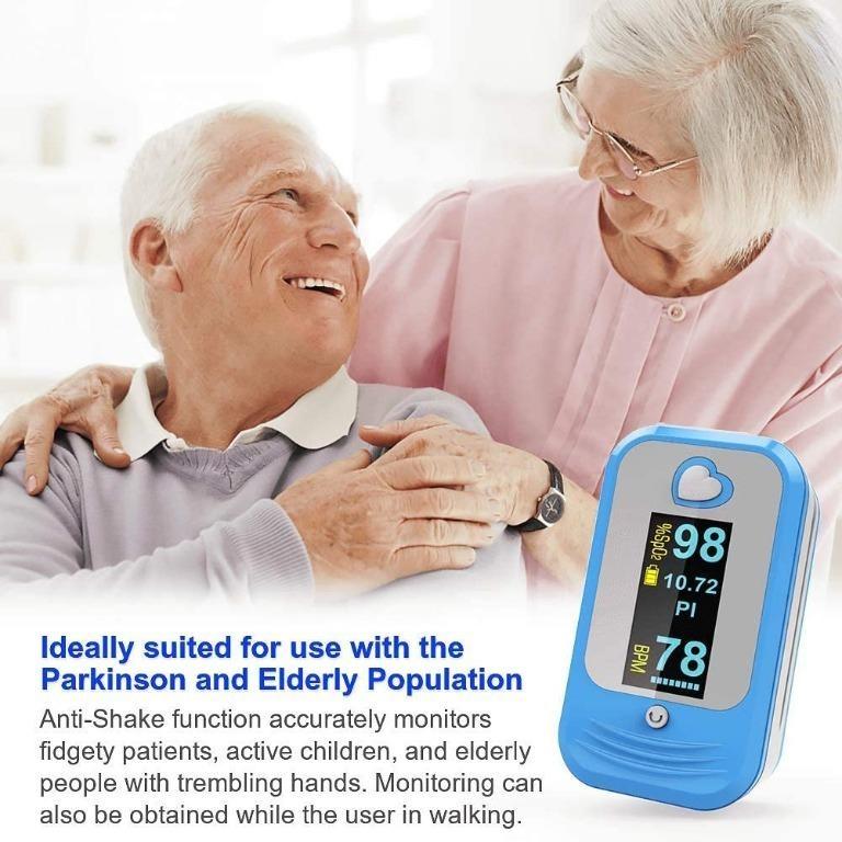 Oxygen Saturation Monitor, MED LINKET AM801 5 in 1 Pulse Oximeter ...