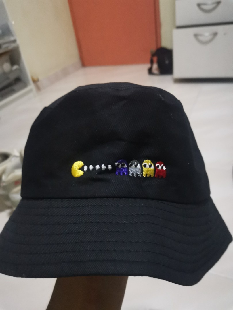 Pacman Bucket hat, Men's Fashion, Watches & Accessories, Caps & Hats on ...