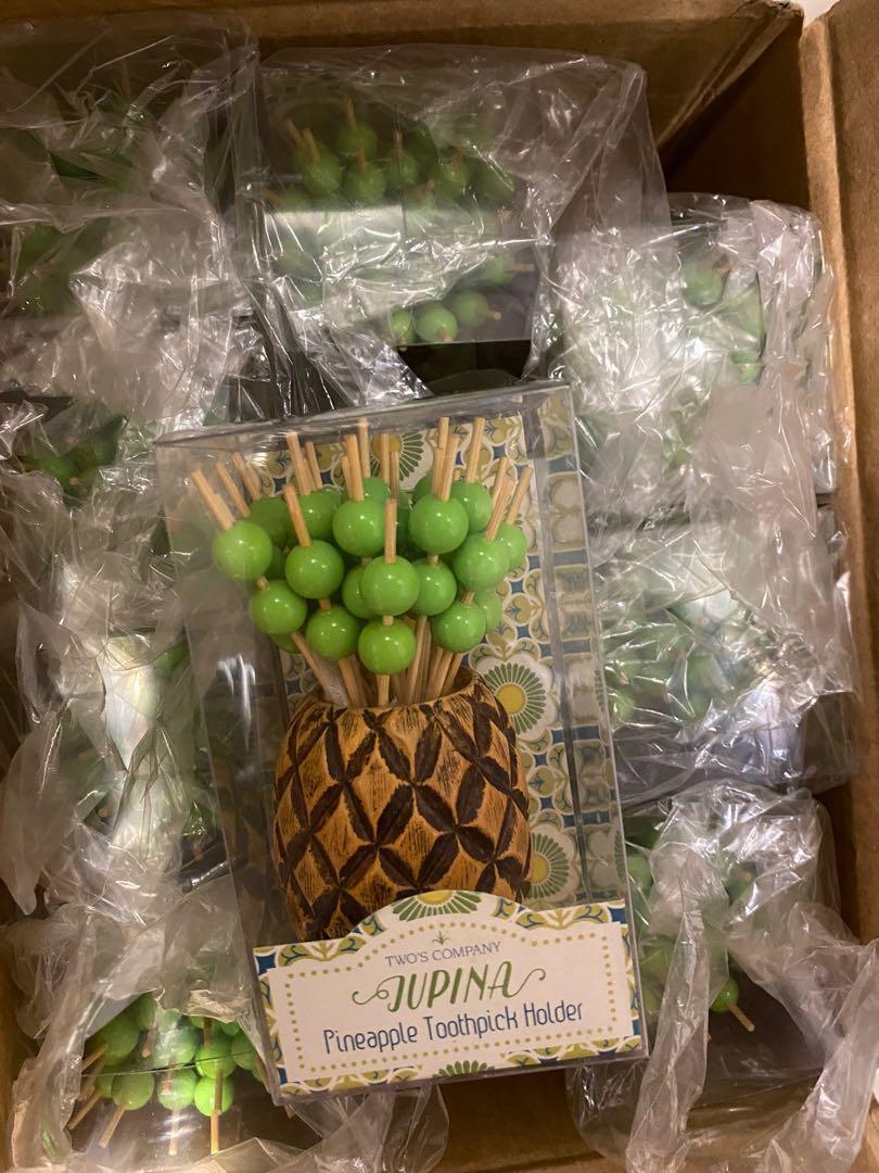 Pineapple tootpick holder - Two's company, Furniture & Home Living ...