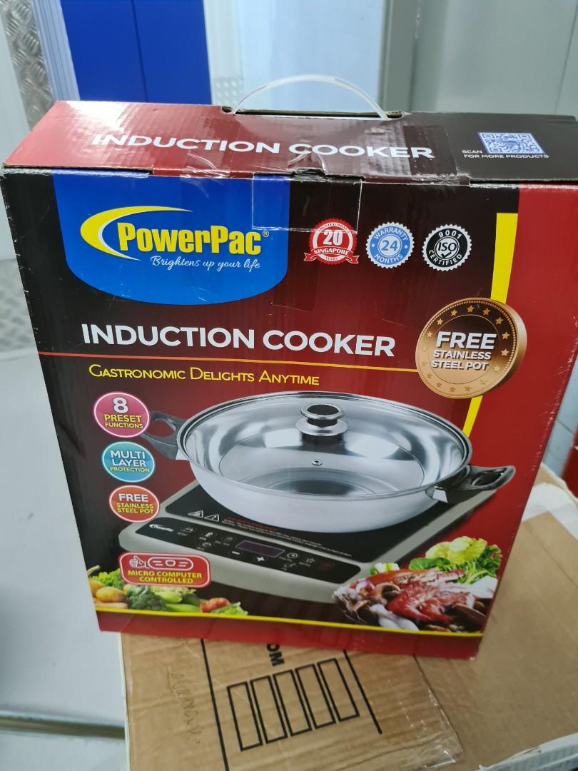 PowerPac induction cooker 848, TV & Home Appliances, Kitchen Appliances ...