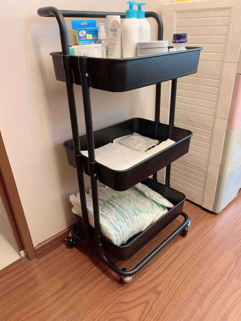 Rack/ Trolley 3 tier multi-purpose, Furniture & Home Living, Furniture ...