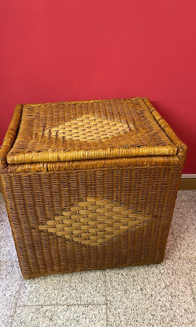 Rotan Chest box, Furniture, Others on Carousell