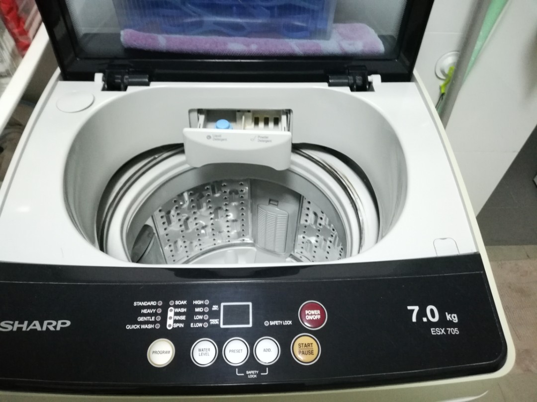 Sharp 7kg washing machine, TV & Home Appliances, Washing Machines and ...