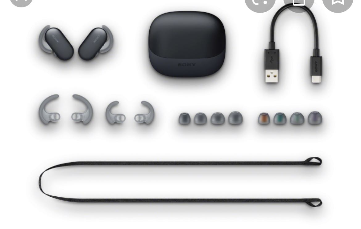 Sony ear tips, ear arc for WF-SP900, WF-SP800, Electronics, Others on ...