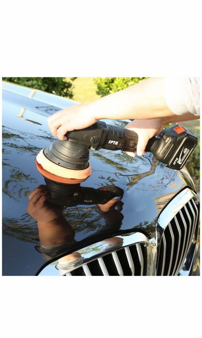 SPTA V2 CORDLESS CAR POLISHER POLISH DA Dual Action Random Orbital ...