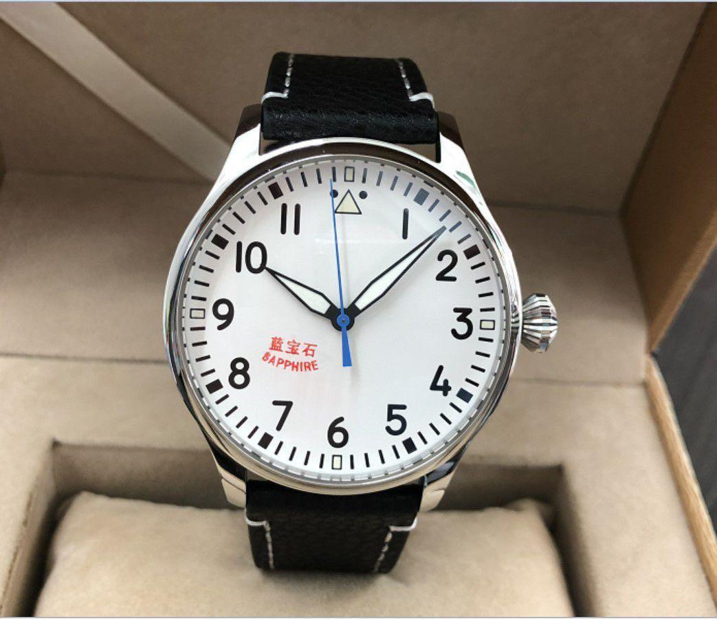 Sterile Dial 44mm NH35 Automatic Movement Pilot Watch, Men's Fashion ...