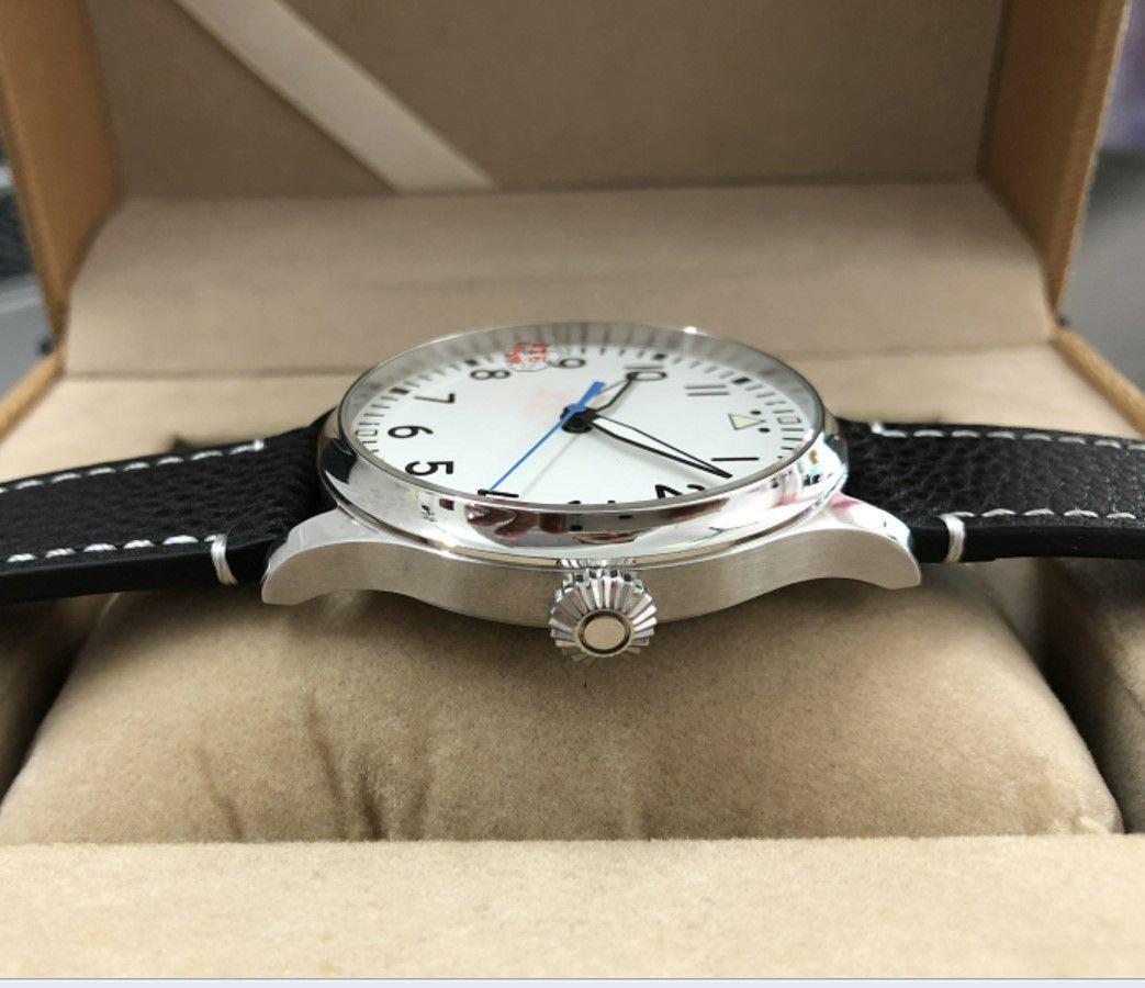 Sterile Dial 44mm NH35 Automatic Movement Pilot Watch, Men's Fashion ...