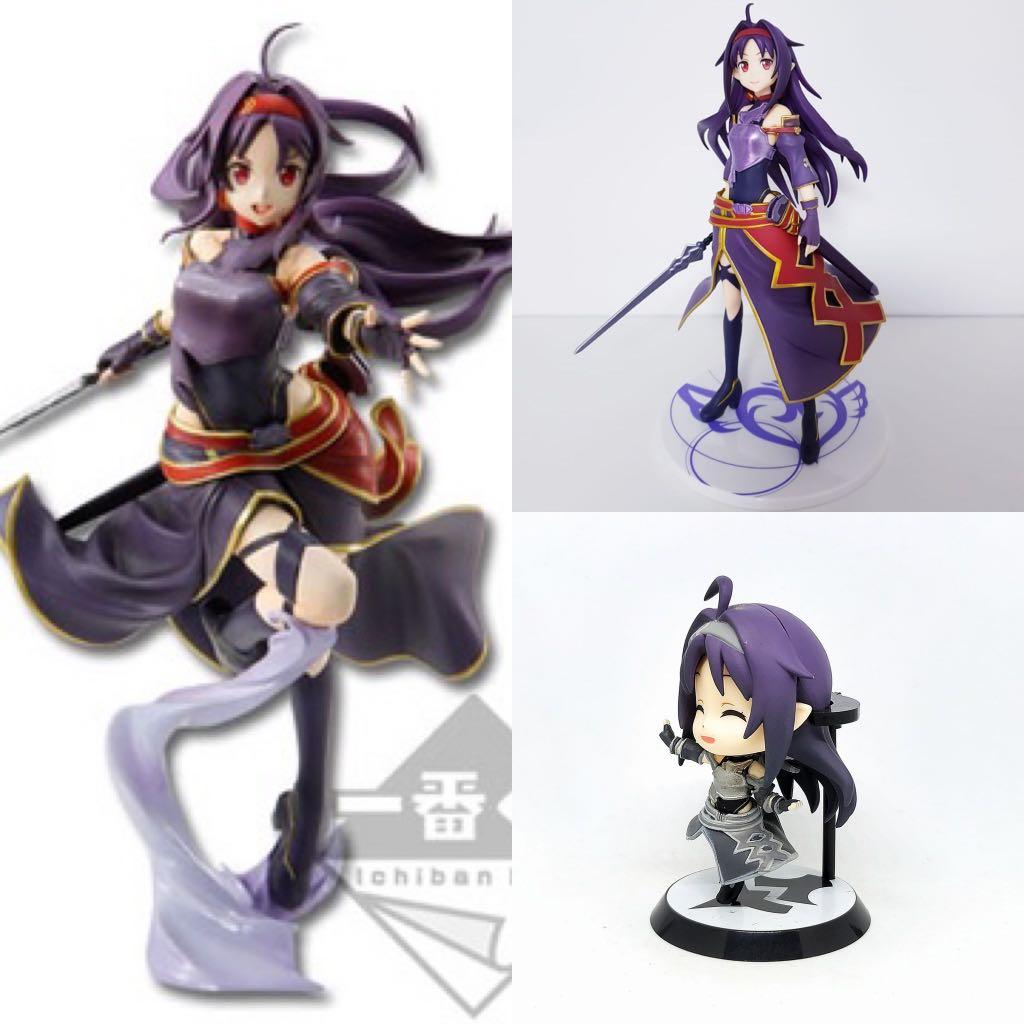 Sword art online konno Yuuki set - ichiban kuji figure sao, Hobbies ...