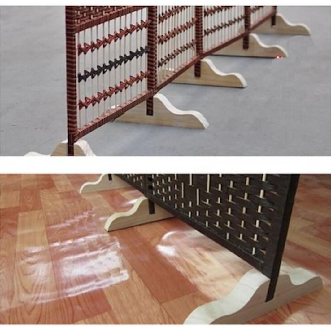 Tall 2m Room Divider Wall Partition Double Layers Privacy Zoom ...