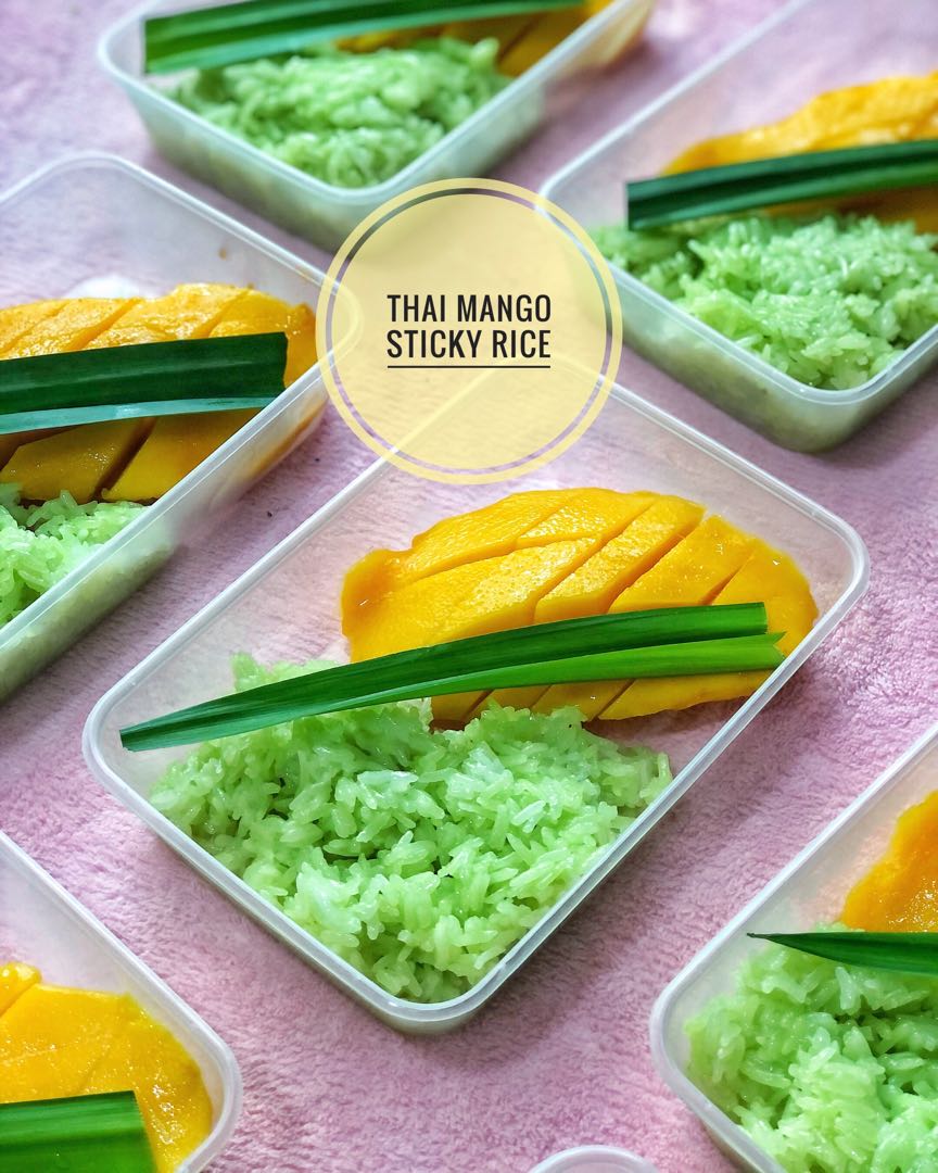 Thai Mango Sticky Rice, Food & Drinks, Packaged & Instant Food on Carousell