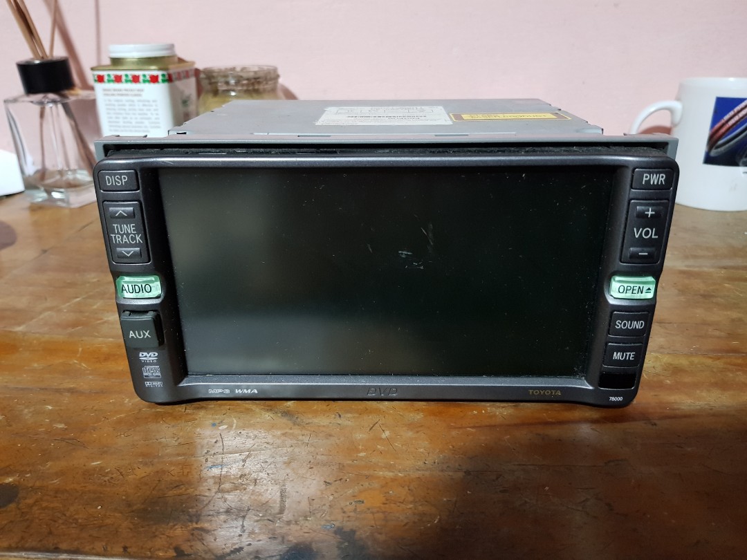 Toyota Stock head unit, Car Accessories, Accessories on Carousell