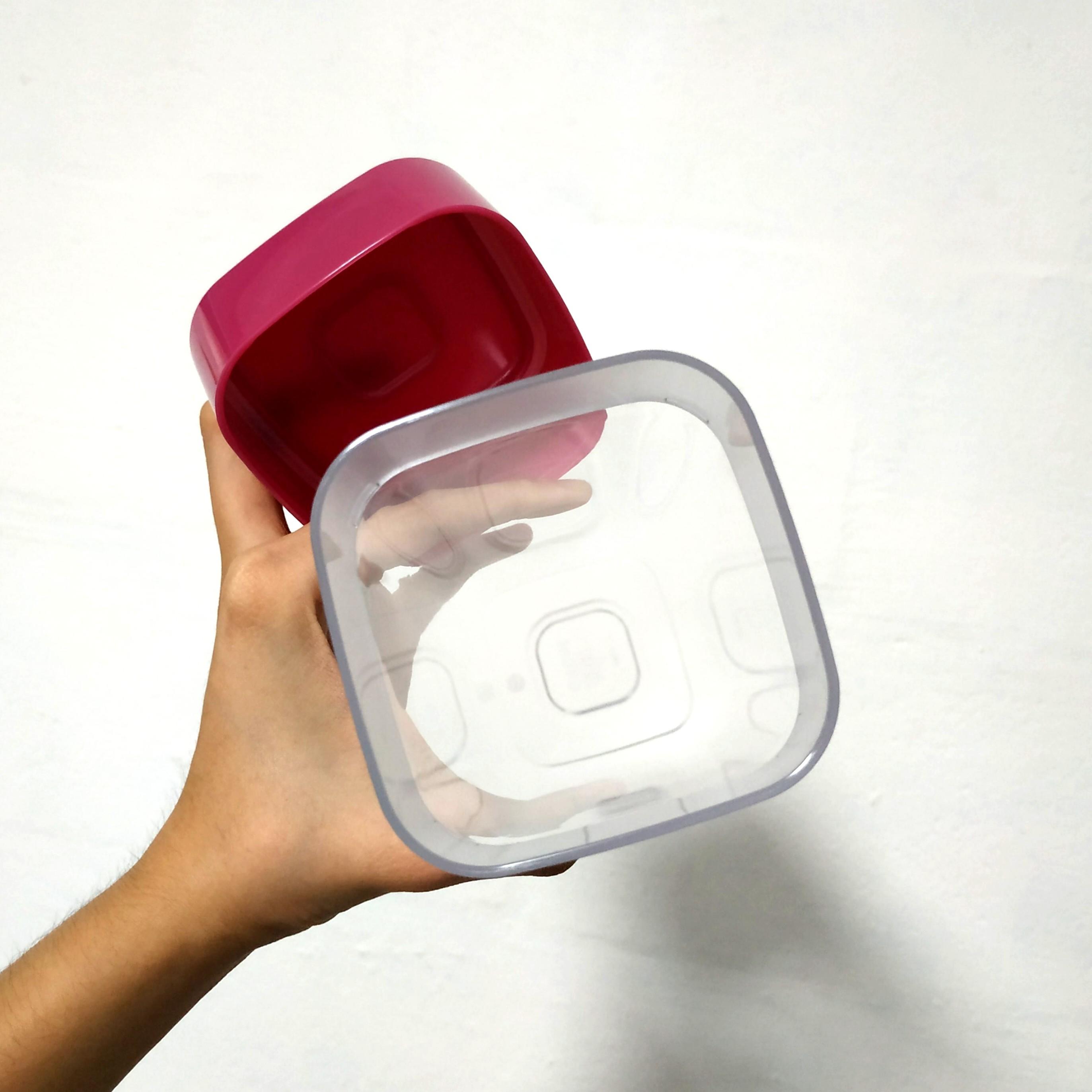 Tupperware 840 ml Premium Elegant Tea Spice Herb Caddy Tall Square ...