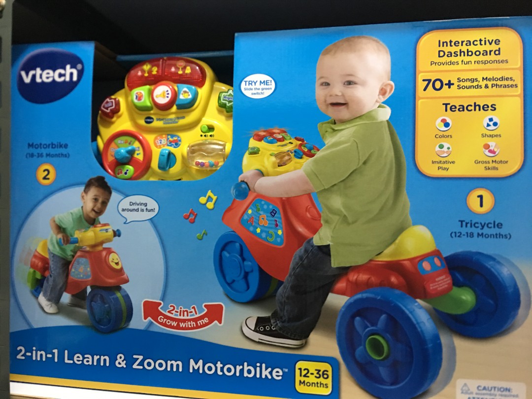 Vtech learn and zoom bike, Babies & Kids, Infant Playtime on Carousell