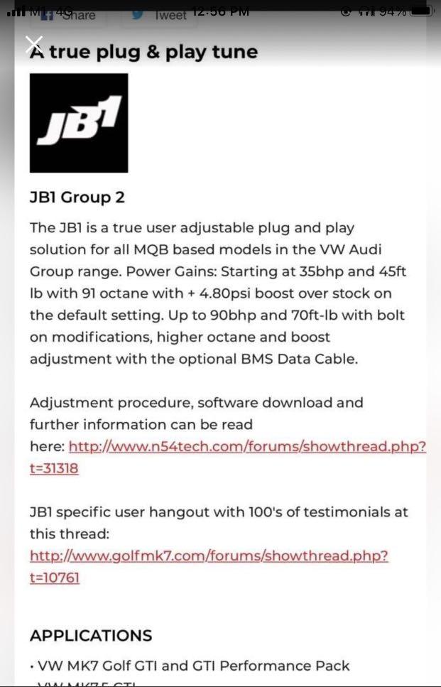 VW/Audi/Skoda JB4 Tuning Piggyback, Car Accessories, Accessories on ...