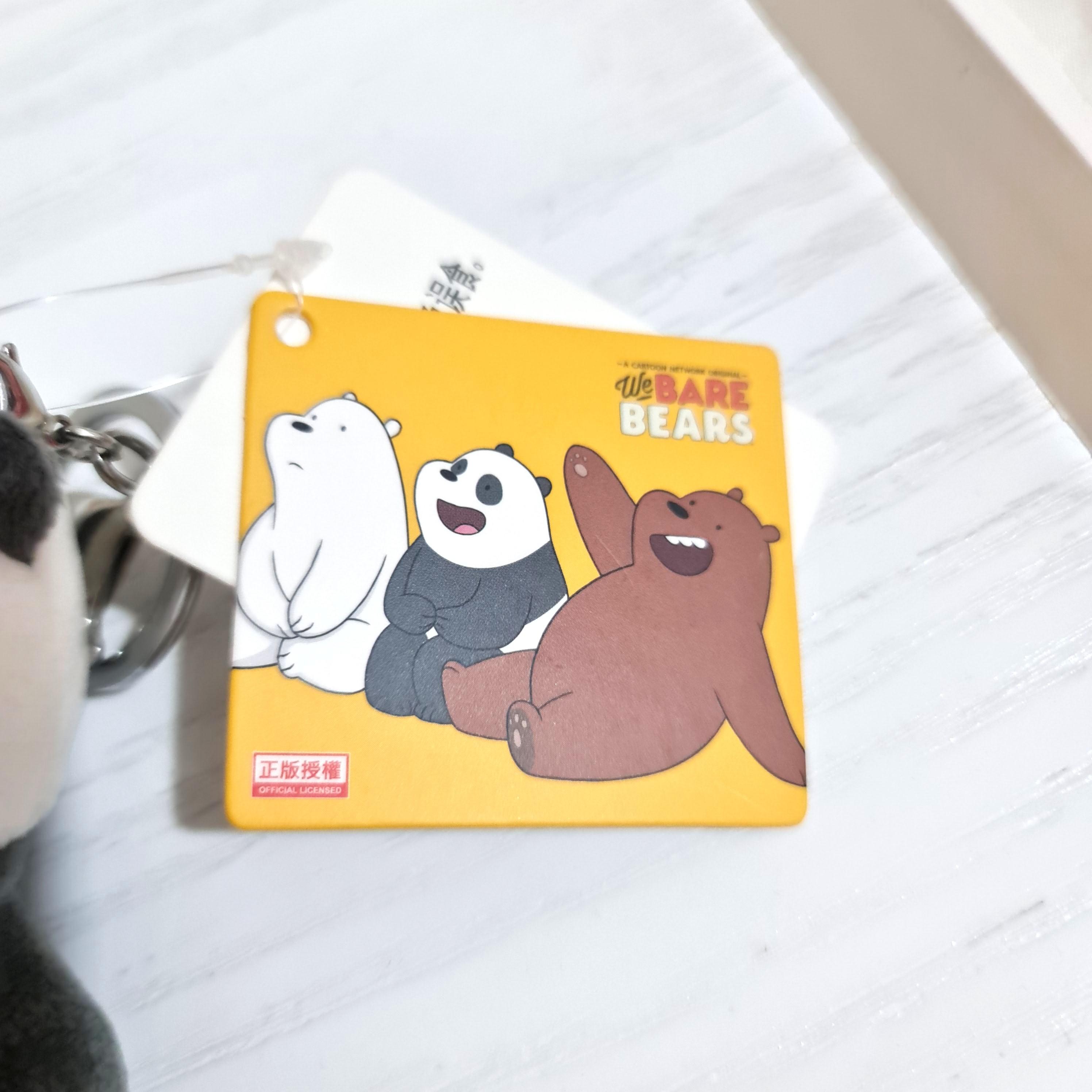 We Bare Bears Miniso Plush Keychain, Hobbies & Toys, Toys & Games on ...