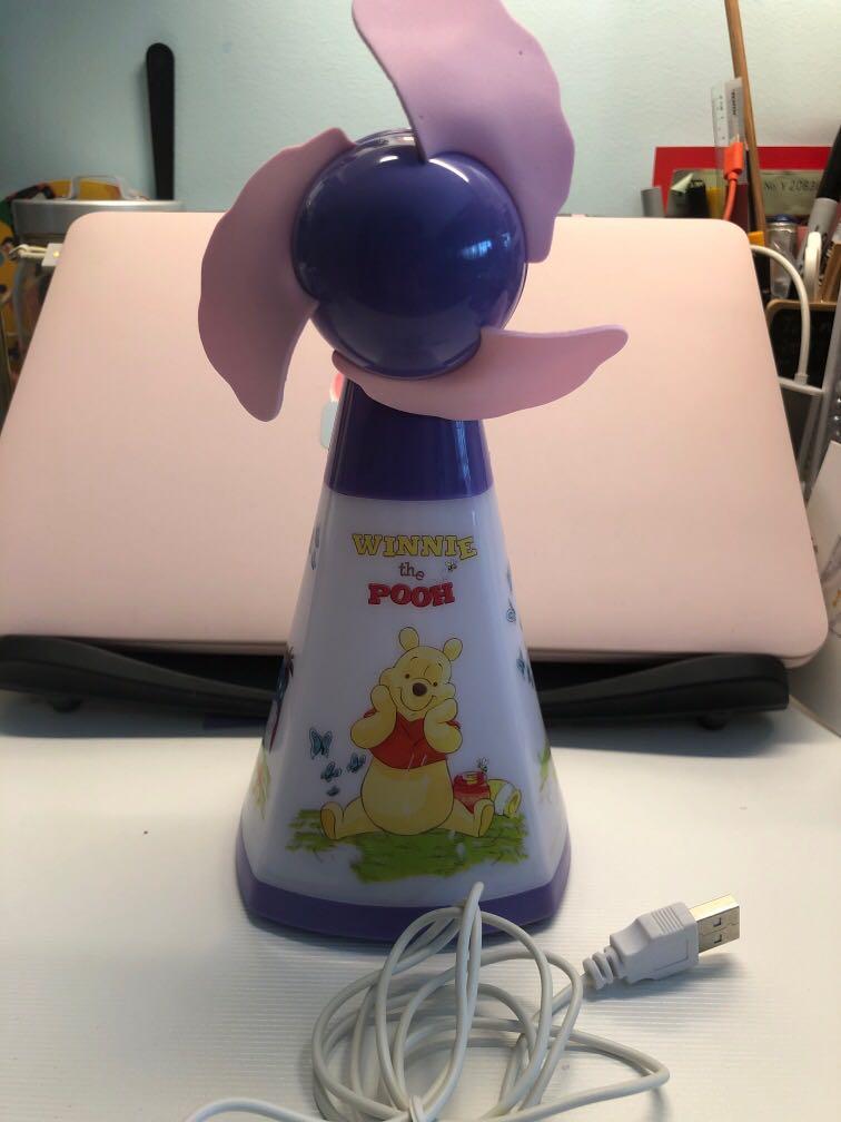 Winnie the Pooh USB Rechargeable Fan, Mobile Phones & Gadgets, Mobile ...