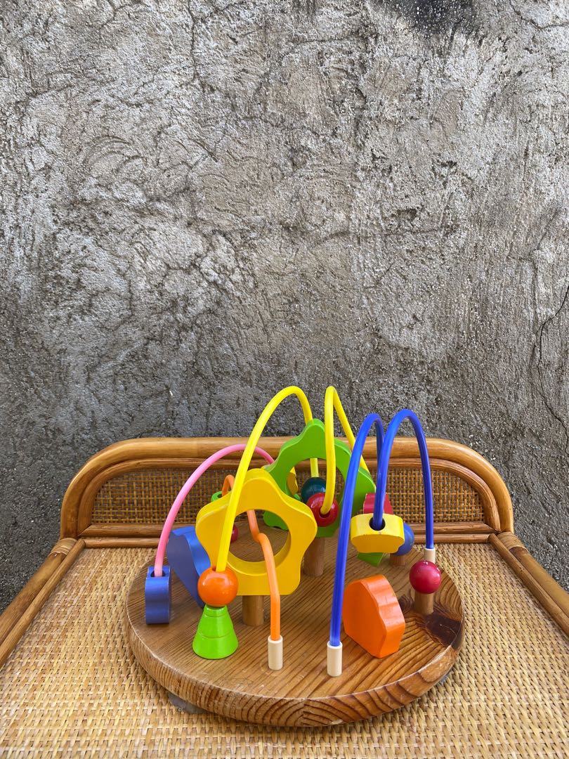 Wooden Sensory Beaded Toys, Hobbies & Toys, Toys & Games on Carousell