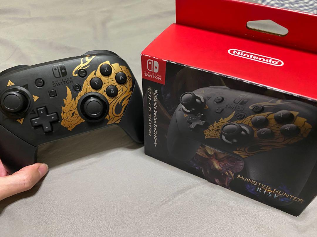 WTS monster hunter rise controller switch pro, Video Gaming, Gaming ...