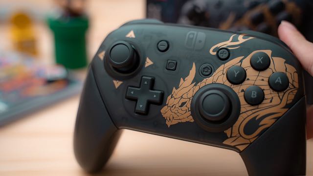 WTS monster hunter rise controller switch pro, Video Gaming, Gaming ...