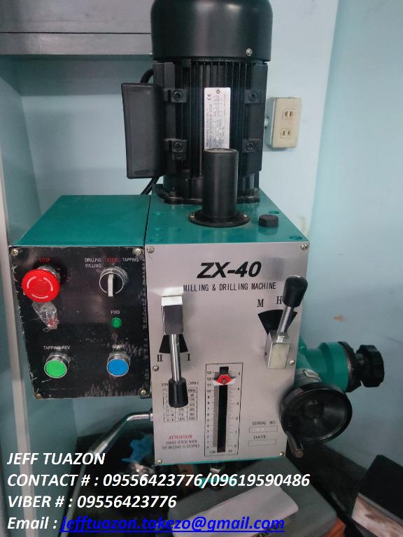 ZX-40 DRILLING & MILLING MACHINE, Commercial & Industrial, Industrial ...