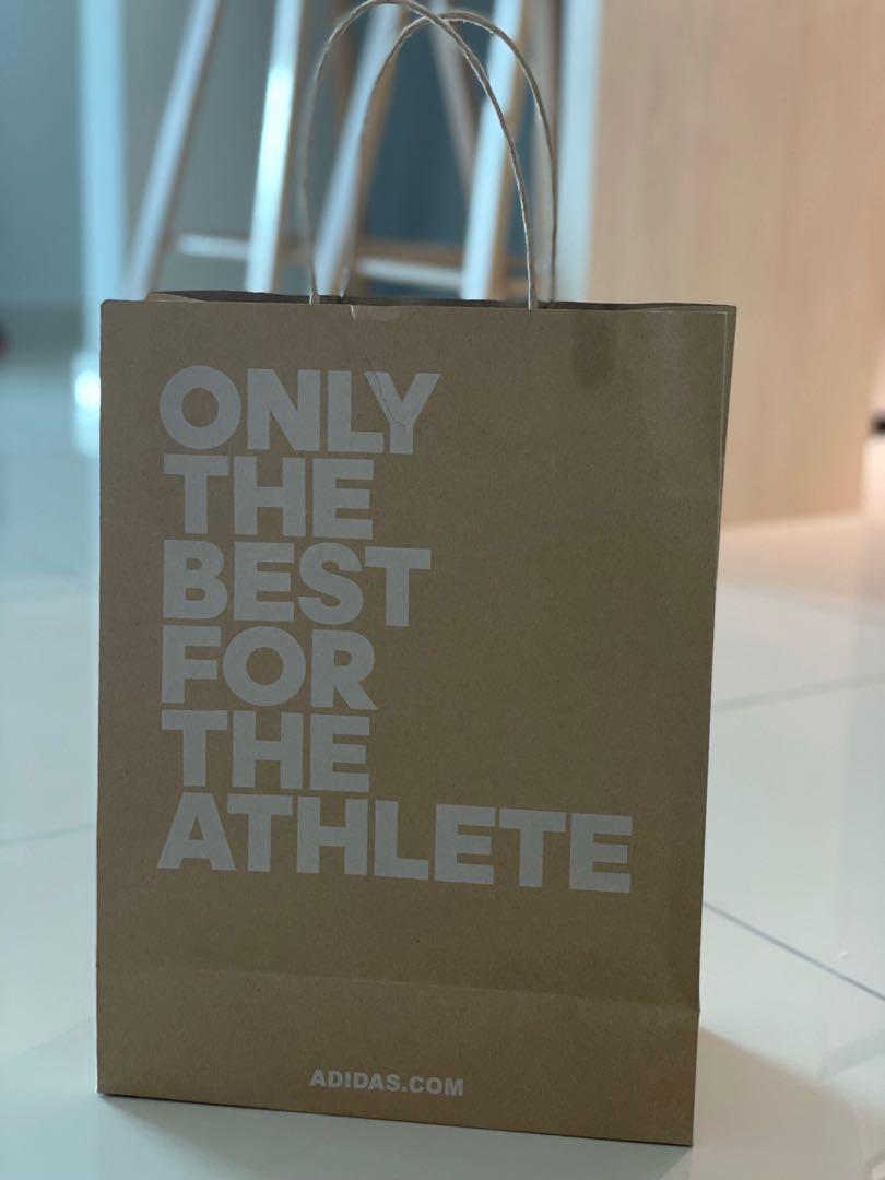 Adidas Paper Bag, Men's Fashion, Activewear on Carousell