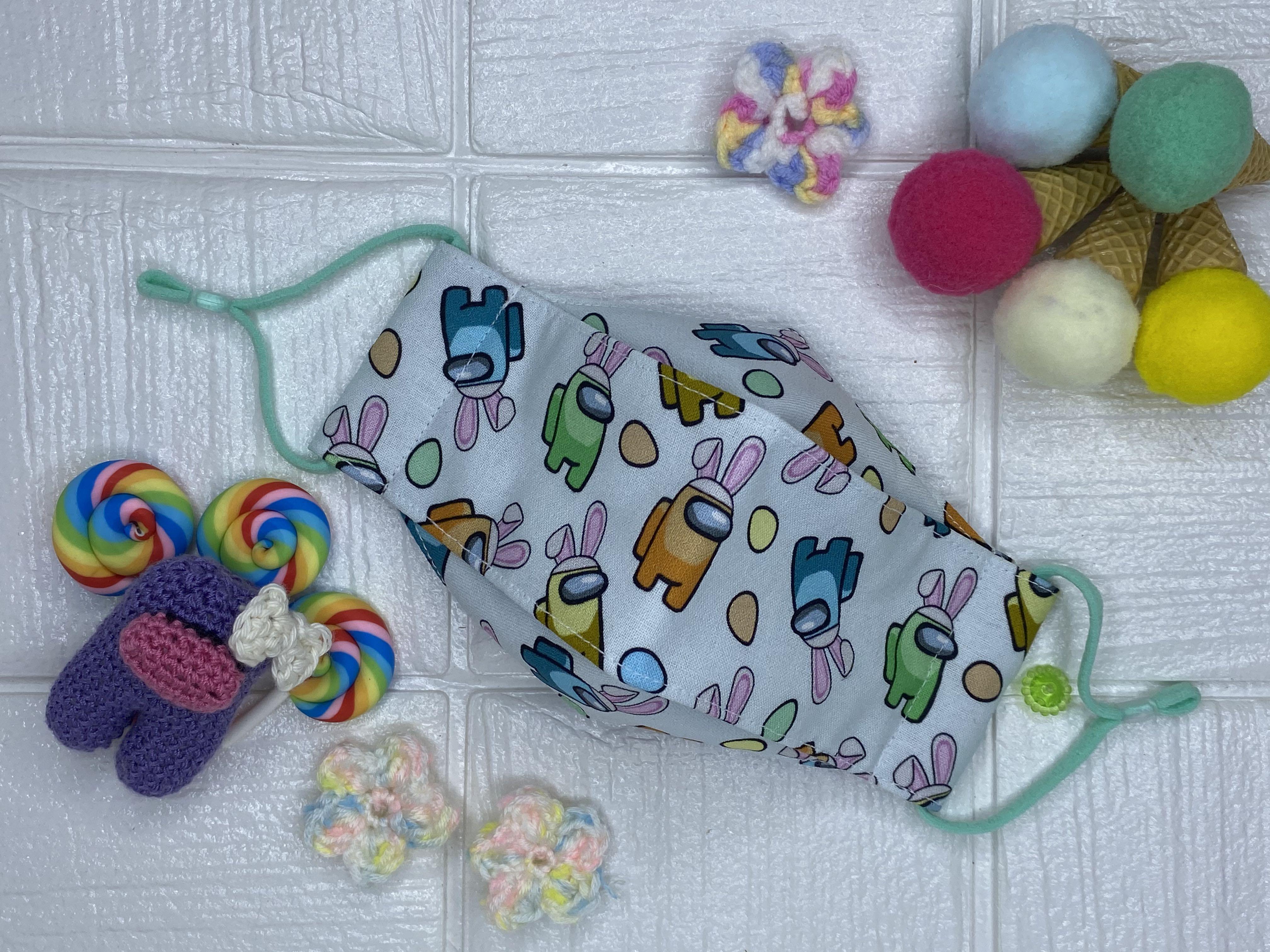 Among us mask 3D mask origami mask boat mask CNY mask handmade mask ...