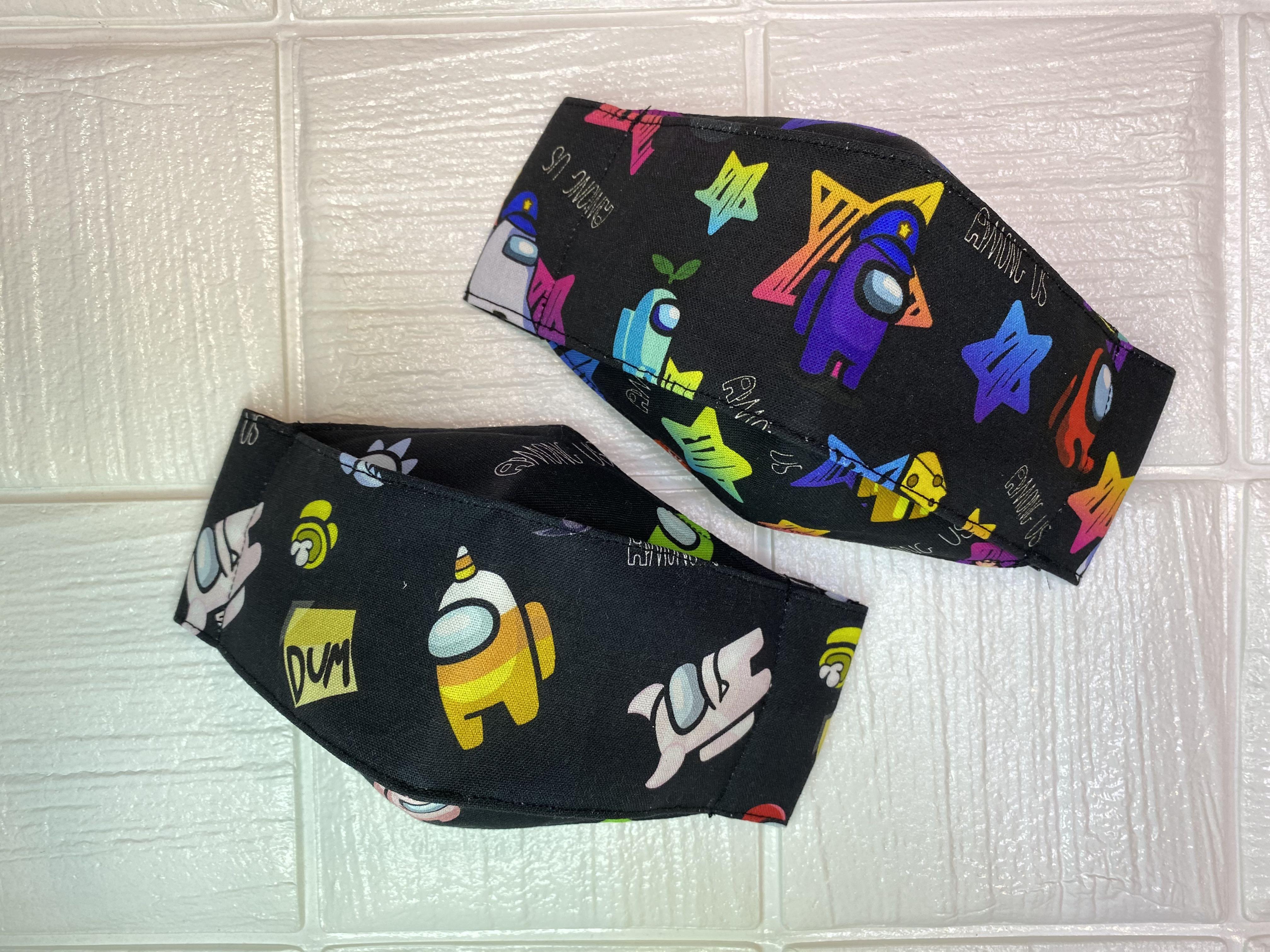 Among us mask 3D mask origami mask boat mask CNY mask handmade mask ...