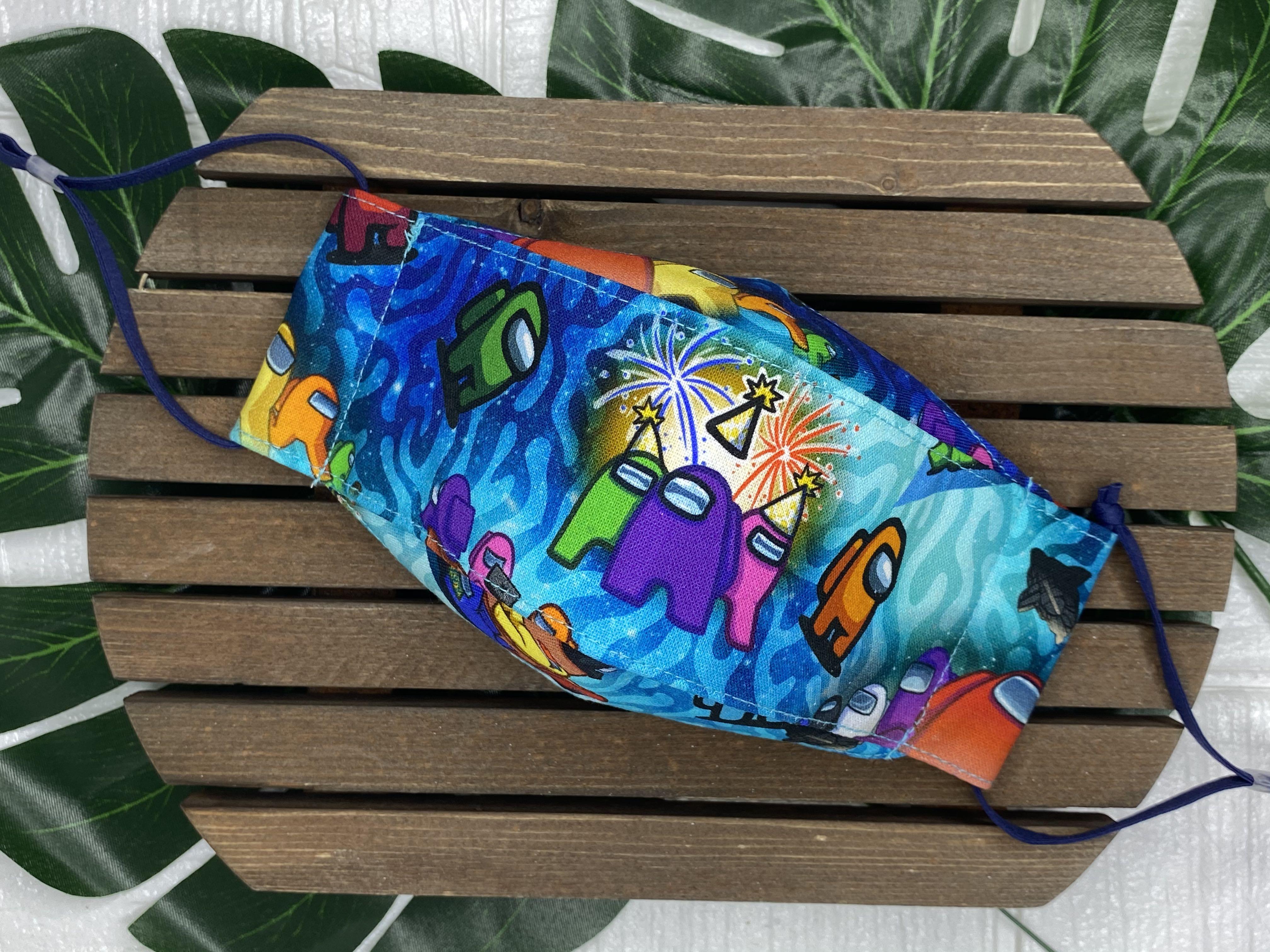 Among us mask 3D mask origami mask boat mask CNY mask handmade mask ...