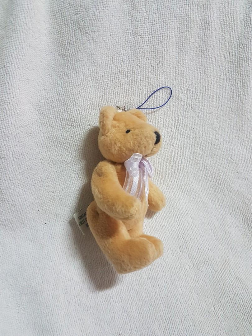 Authentic Sasha's Classic Teddy Bear Plush Soft Toy Keychain, Hobbies ...