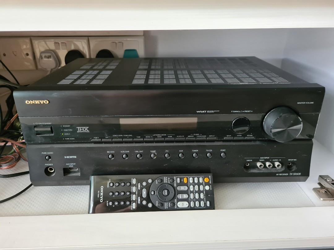AV Receiver Onkyo TX-SR608, Audio, Soundbars, Speakers & Amplifiers on ...