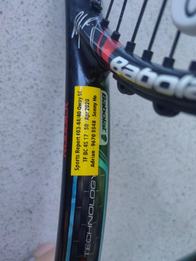 Babolat pure drive Andy Roddick, Sports Equipment, Sports & Games ...