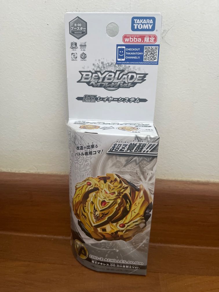 BeyBlade Burst Cho-Z Achilles 00 Dimension Gold Version, Hobbies & Toys ...
